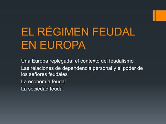 La sociedad feudal | PPT