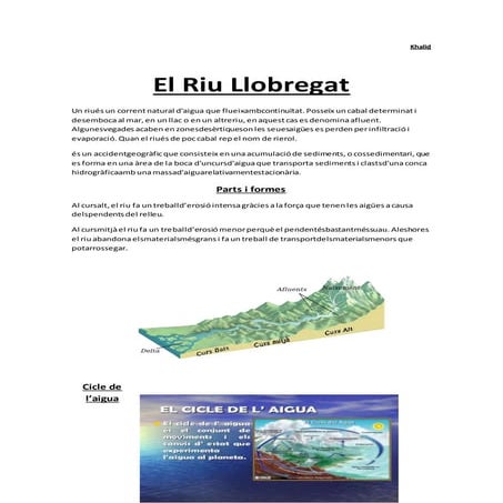 El riu llobregat | DOCX