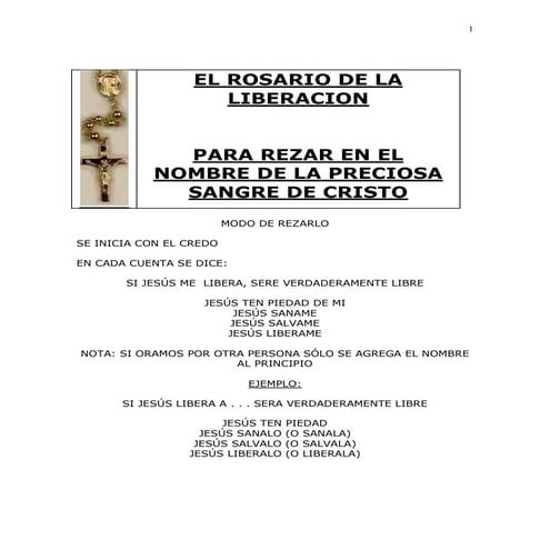 Rosario completo cantado para difuntos.. | PDF