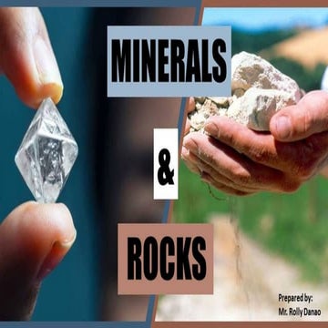 Minerals for Grade 11 for Senior High School | PPTX