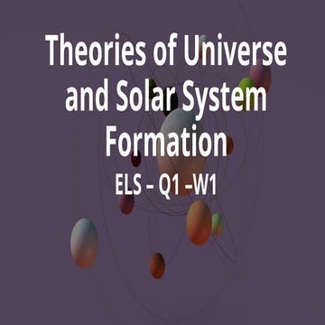 Theories on Origin of the Universe Prese | PPTX