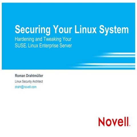 Securing Your Linux System Ppt