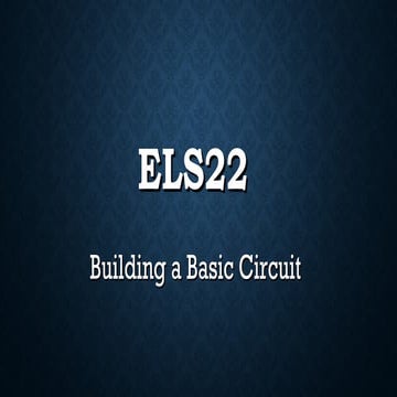 ELS22 Basic Circuit | PPT