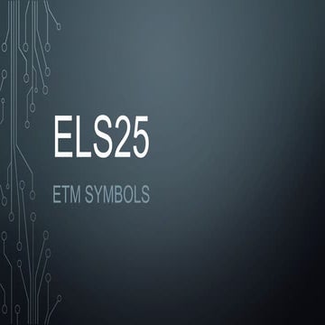 ELS25 Schematic Symbols | PPT