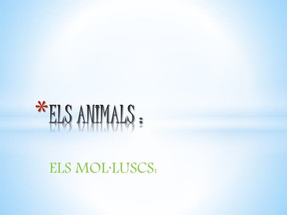 Els animals | PPTX