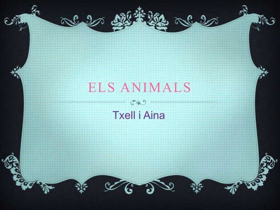 Els animals dídac.g ivan_marc | PPT