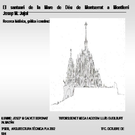 El Santuari De La Mare De DéU De Montserrat A Montferri | PDF
