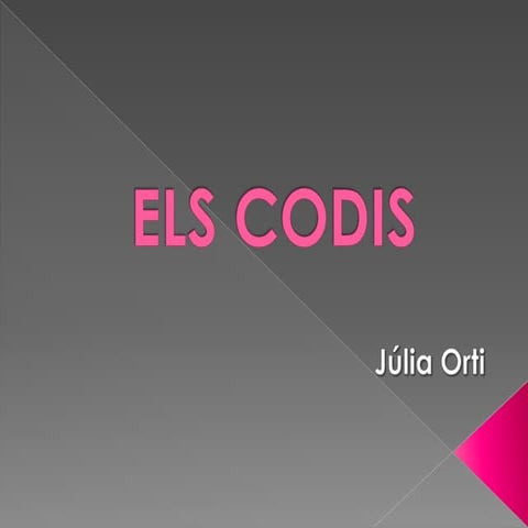 Els codis | PPT