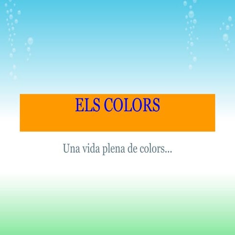 Els colors | PPT