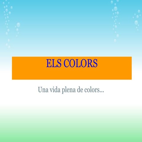 Els colors | PPT