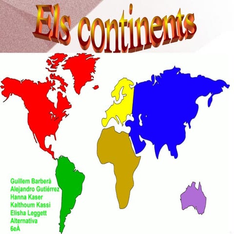 Els continents | ODP