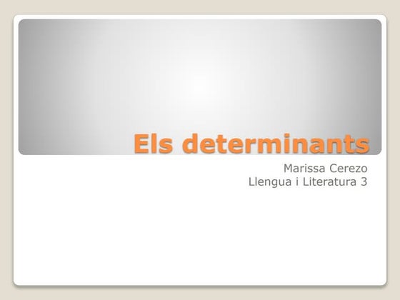 Determinants | PDF