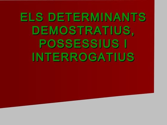 Determinants | PDF