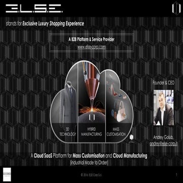 ELSE Corp at Decoded Fashion Milan: RE-DESIGNING THE FASHION CHAIN | PDF