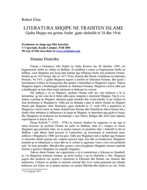 Humanistët më të shquar shqiptarë dhe veprat e tyre | PDF