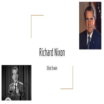 Richard Nixon presentation powerpoint | PDF