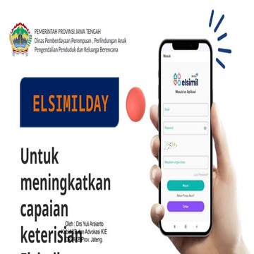 ELSIMIL DAY BKKBN (APLIKASI ELSIMIL V3 TPK DAN CATIN | PPTX
