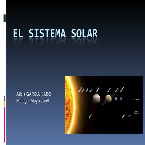 El Sistema Solar Para Slideshare | PPT