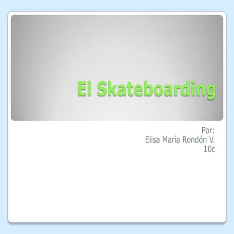 Skateboarding | PPT