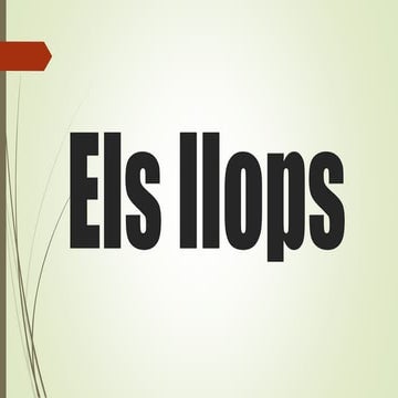 Els llops | PPTX
