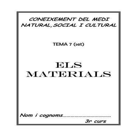 Els materials. | PDF