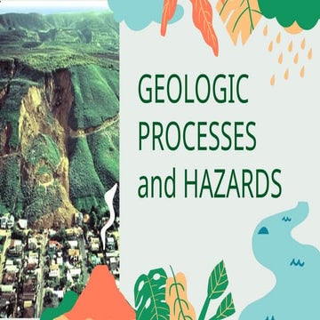 Geological Hazards and the different types | PPTX