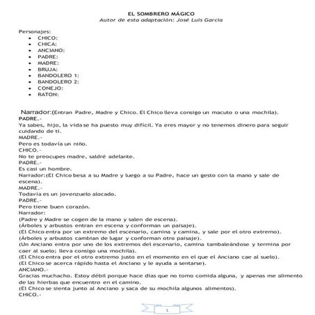 Guion de el mago de oz | DOCX