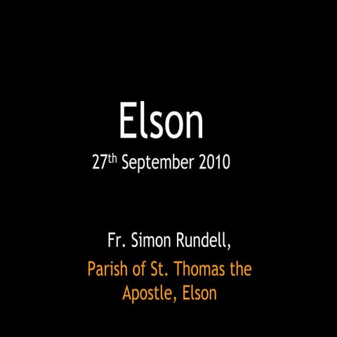 Elson Community Assembly | PPT