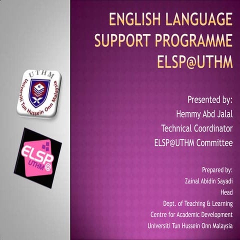 elsp@uthm | PPT