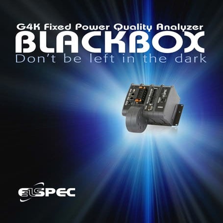 Elspec G4400 Blackbox Fixed Power Quality Analyzer from Supreme ...