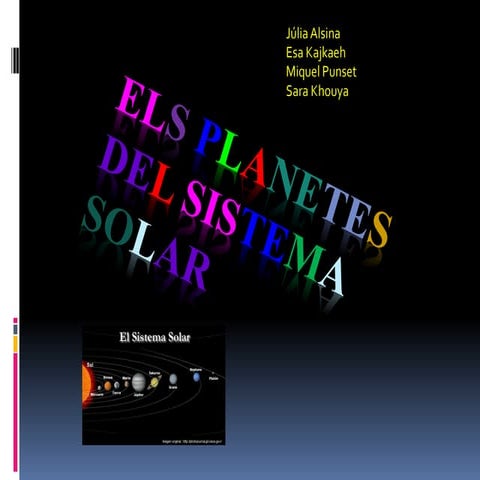 ELS PLANETES DEL SISTEMA SOLAR | PPTX