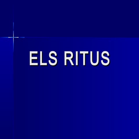 Els ritus | PPT