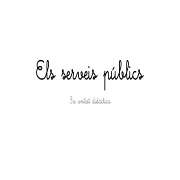 Els serveis publics | PDF
