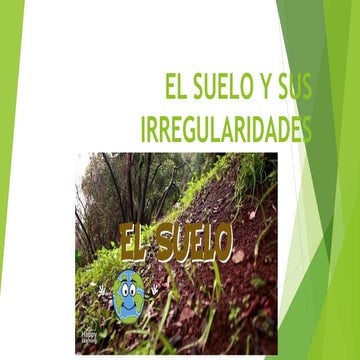 El suelo y sus irregularidades | PPTX