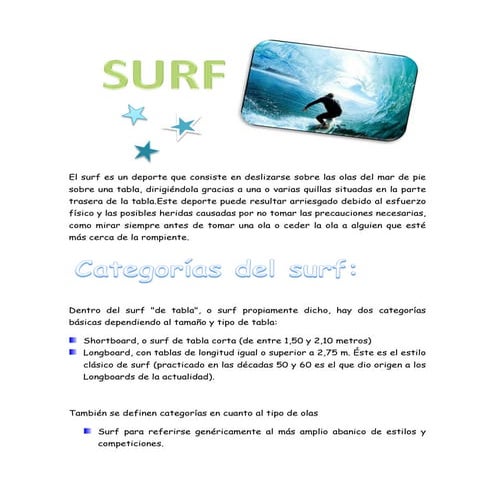 El surf | PDF
