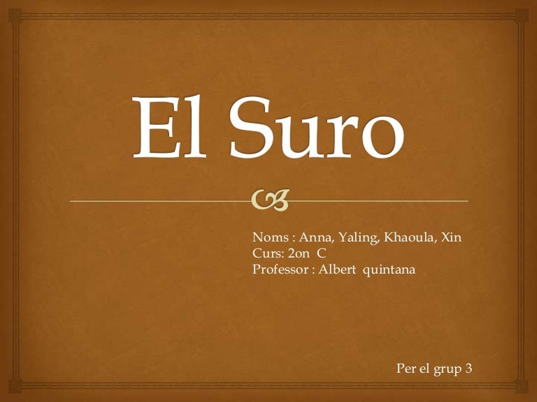 El suro