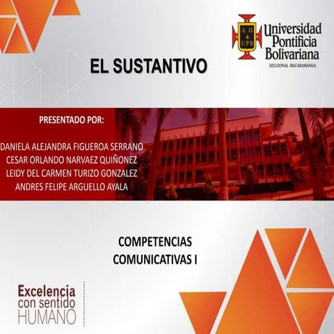 El sustantivo | PPTX