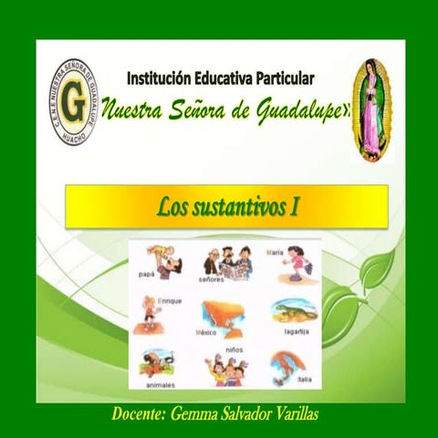 El sustantivo 6 to | PPTX
