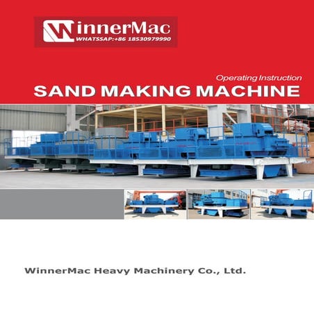 sand making machine | PDF