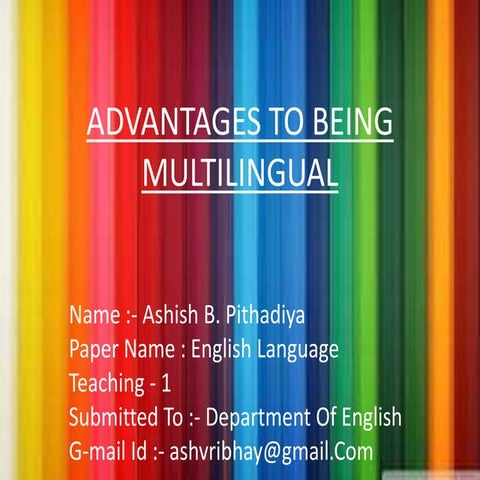 English Language Teaching : 1 | PPT