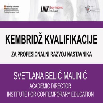 ELTA 2019: Cambridge Professional Development Qualifications | PPT