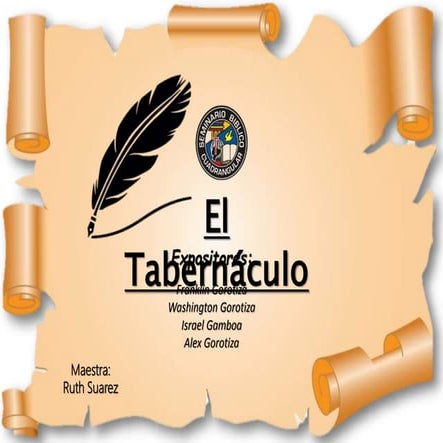 El Tabernaculo De Moises En Powerpoint El Tabernáculo De Moisés Y Un
