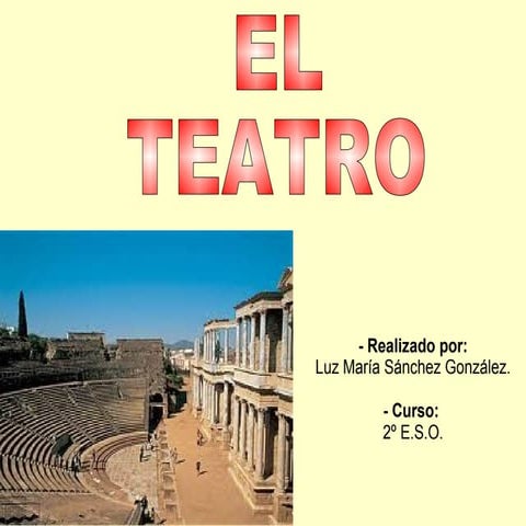 El teatro callejero | PPTX