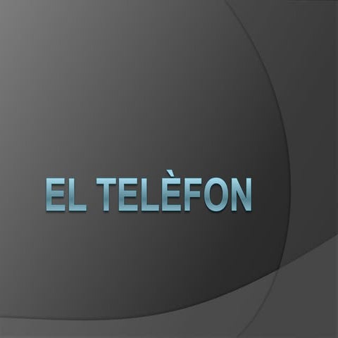 El telèfon | PPT