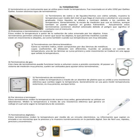 El termómetro | DOCX