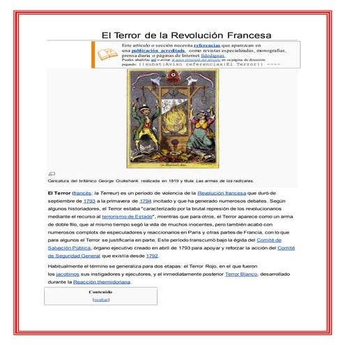 El terror (revolucion francesa) | DOCX