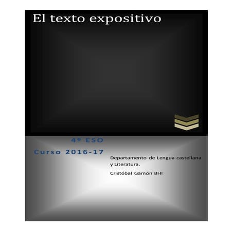 El texto expositivo | DOCX