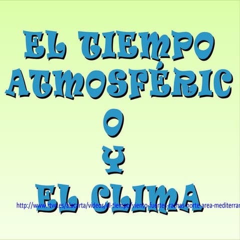 El tiempo | PPT
