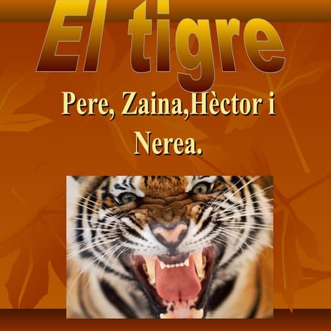 El tigre | PPT