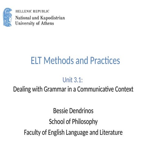 ELT_methods_grammarNew nnnjhhhuhuhuhhhhh | PPTX